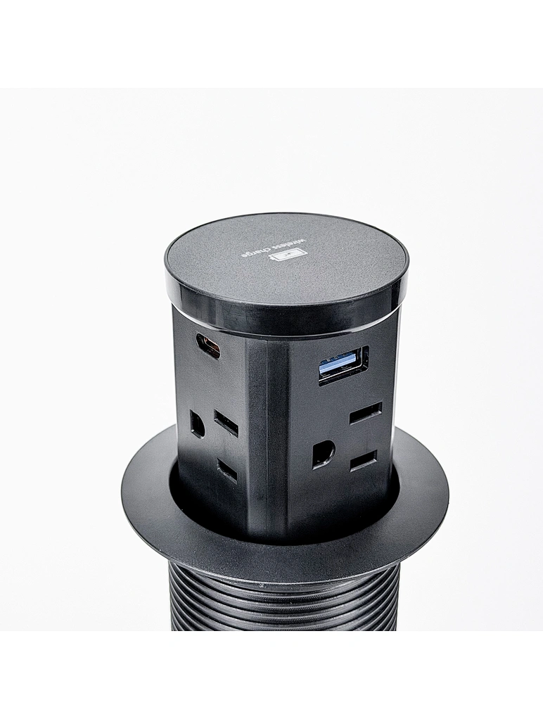 20W USB-C Power Adapter Pop Out Outlet | Wireless Charger